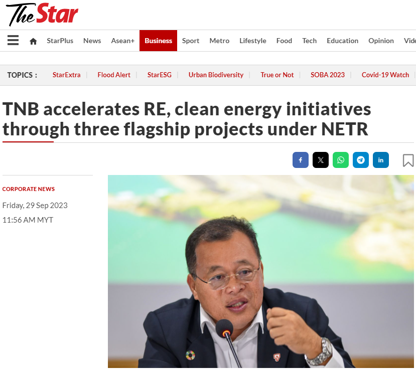 Green Energy - Tenaga Nasional Berhad